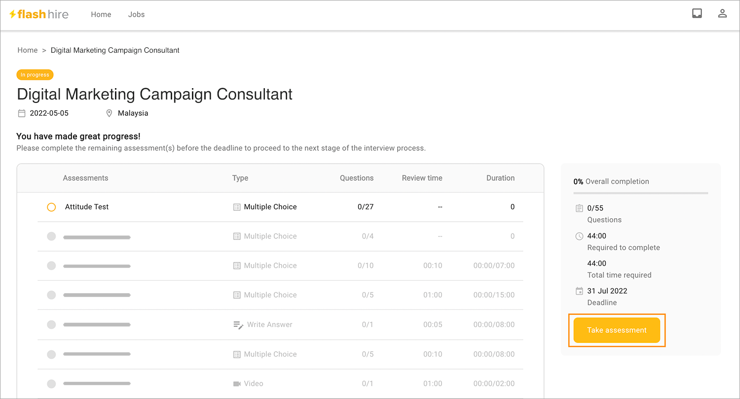 Behavioral - Attitude test – FLASH Hire